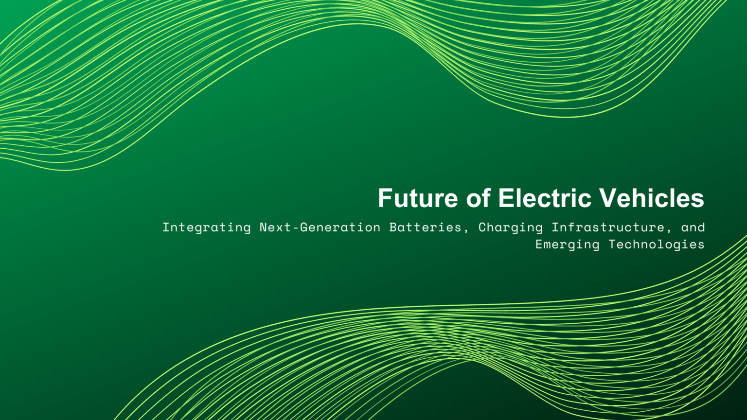 Future of EVs: Next-Gen Batteries, Charging, and Tech