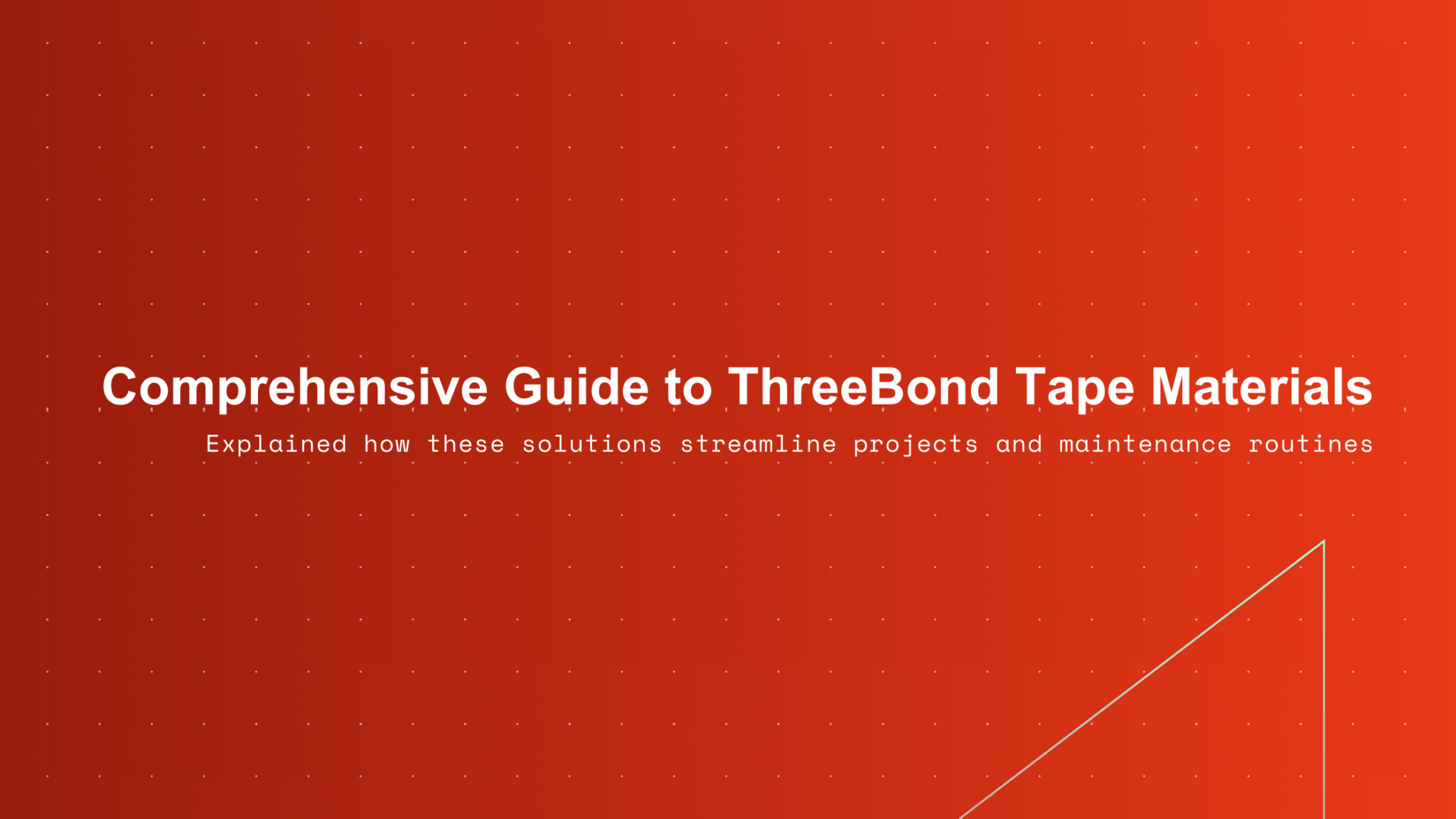 ThreeBond Tape: Best Pipe Sealing Solutions in India